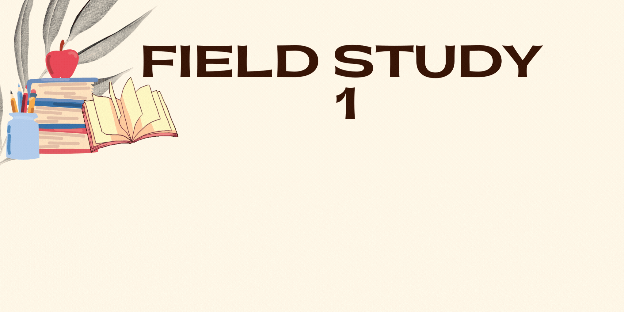 ITLODE - Field Study 1